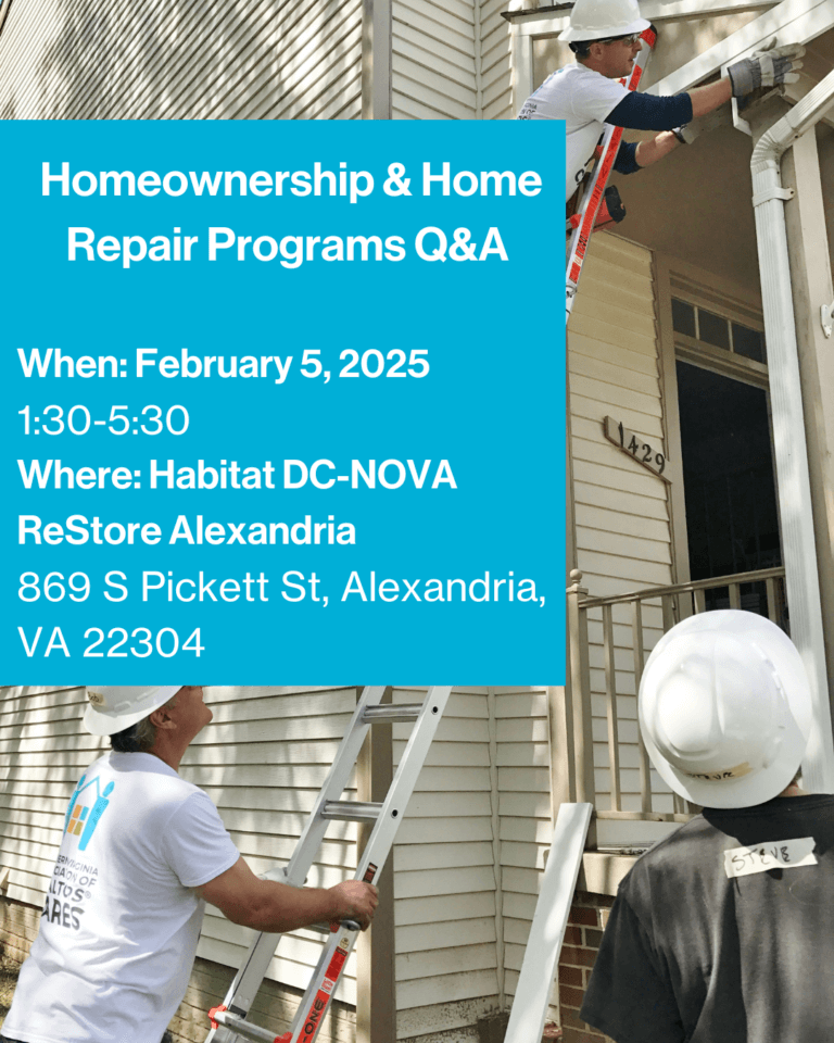 Homeownership & Home Repair Programs Q&A | Habitat for Humanity D.C ...